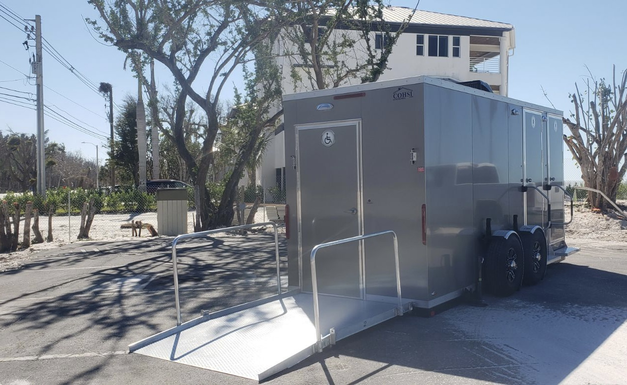 Captiva ADA Plus 2 Portable Restroom Trailer - JW Craft
